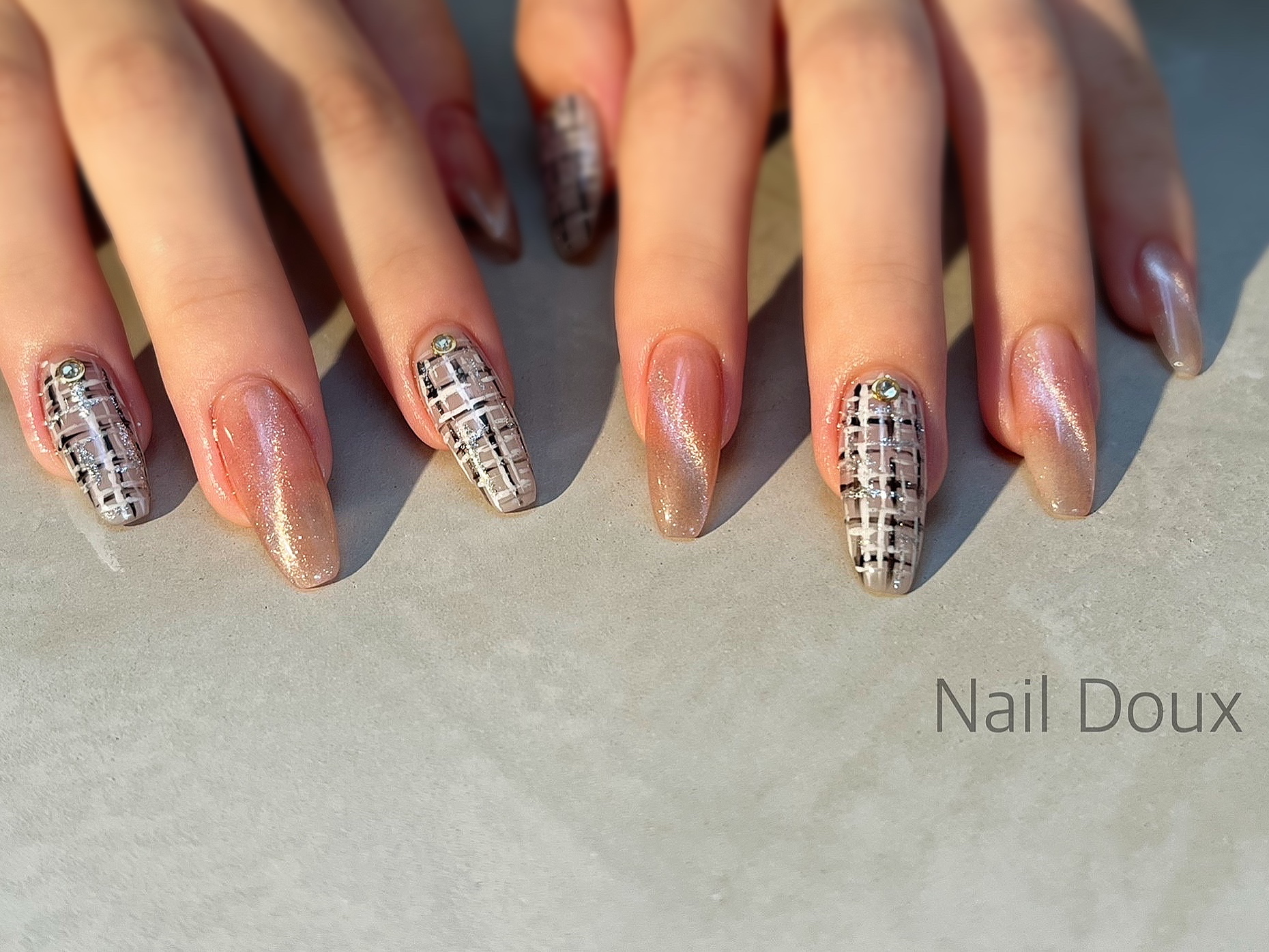ツイードネイル – Nail Doux（ネイルドゥ）